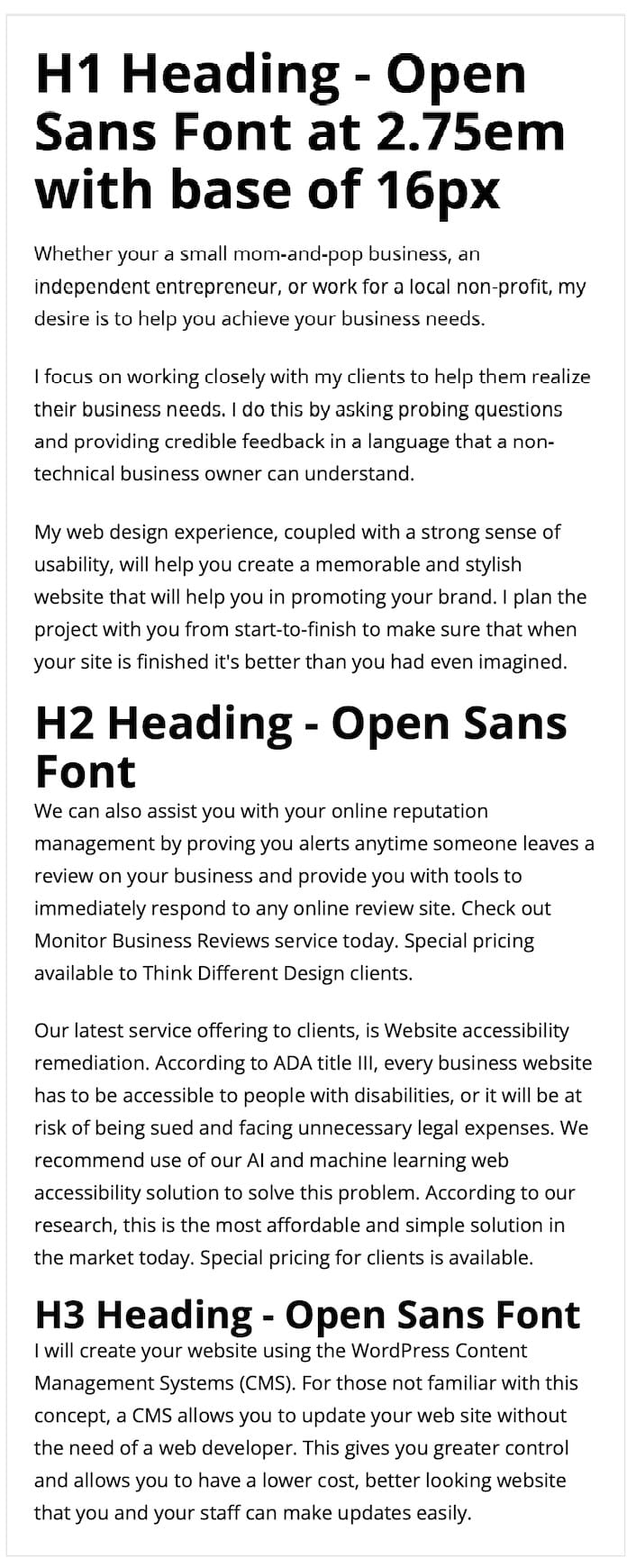 Top 10 Google Fonts for Website Design | Think Different Designs ...