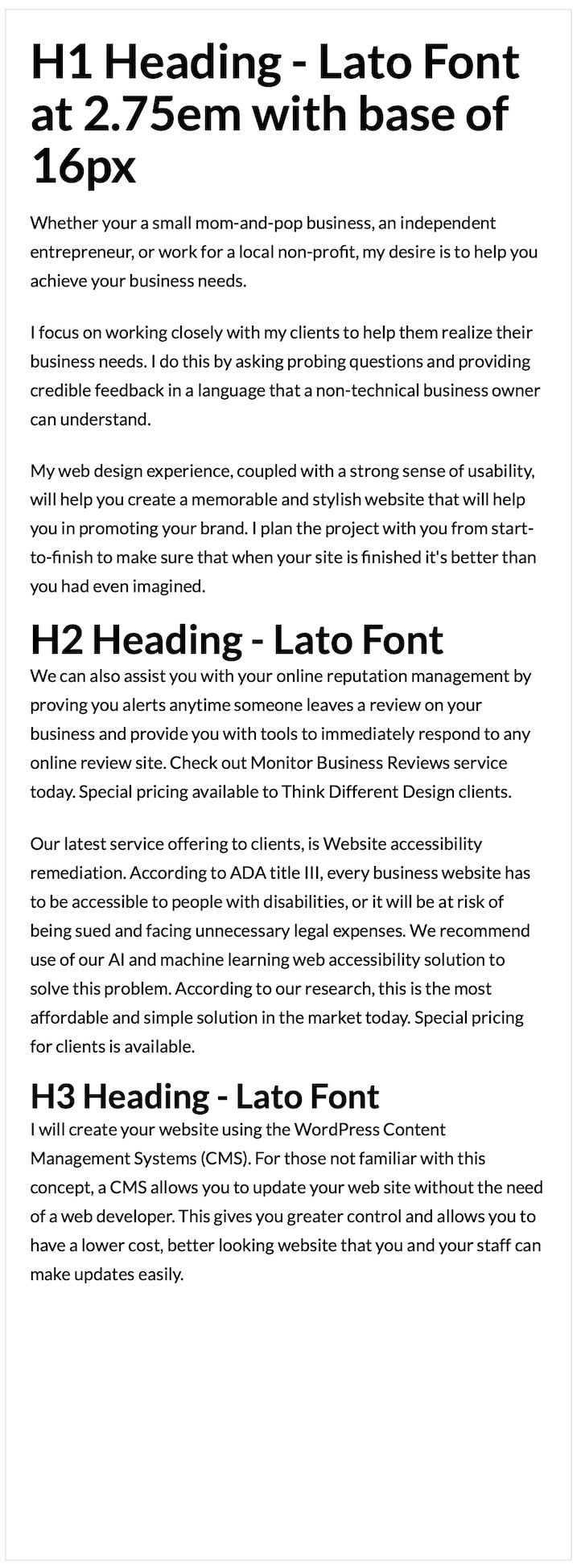 Top 10 Google Fonts for Website Design | Think Different Designs ...