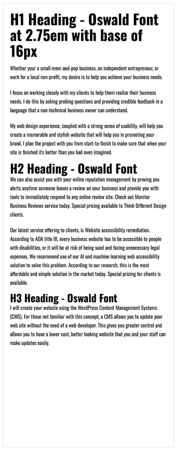 Top 10 Google Fonts for Website Design | Think Different Designs ...