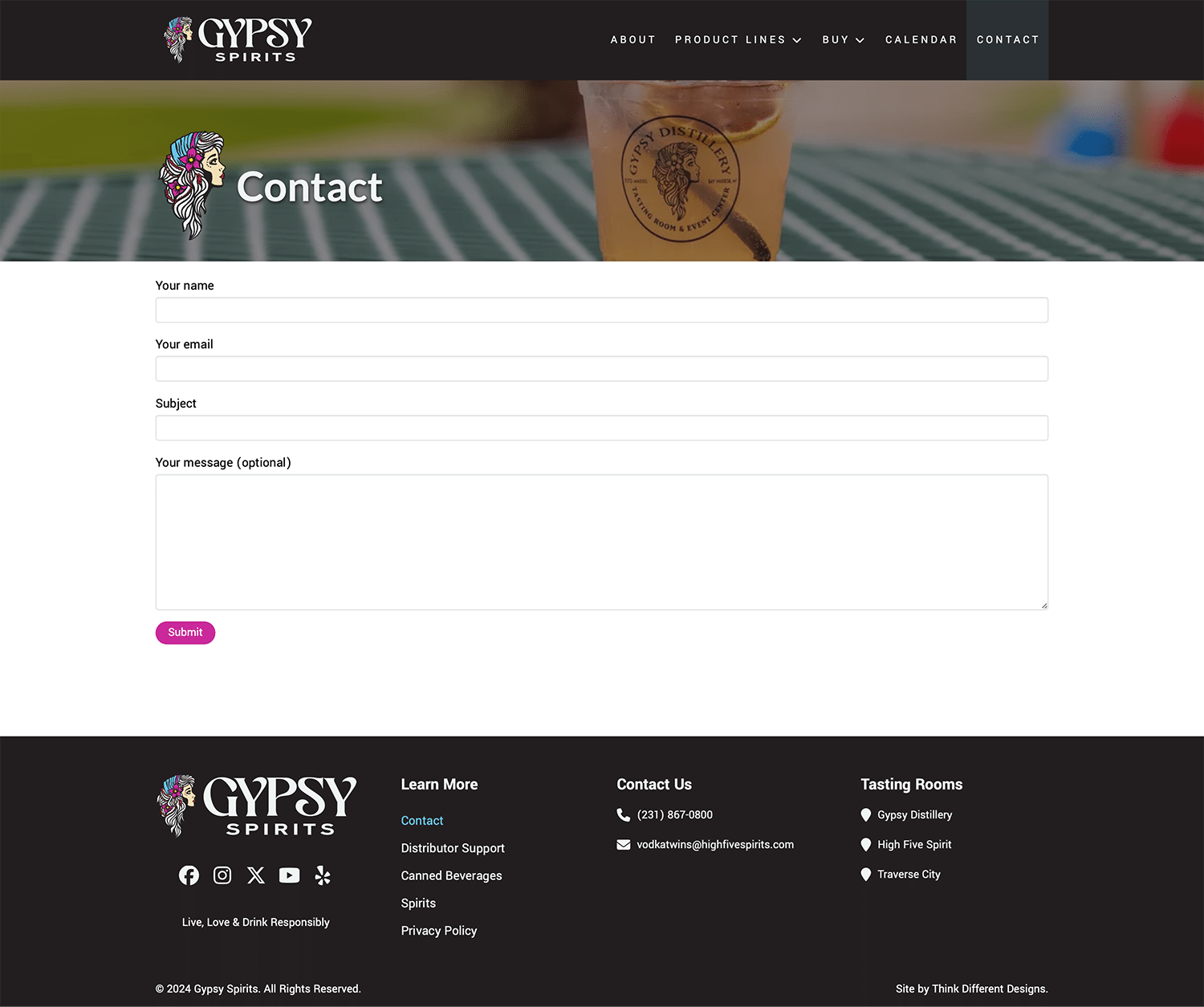 Gypsy Spirits | Think Different Designs | Small Business Website Design ...