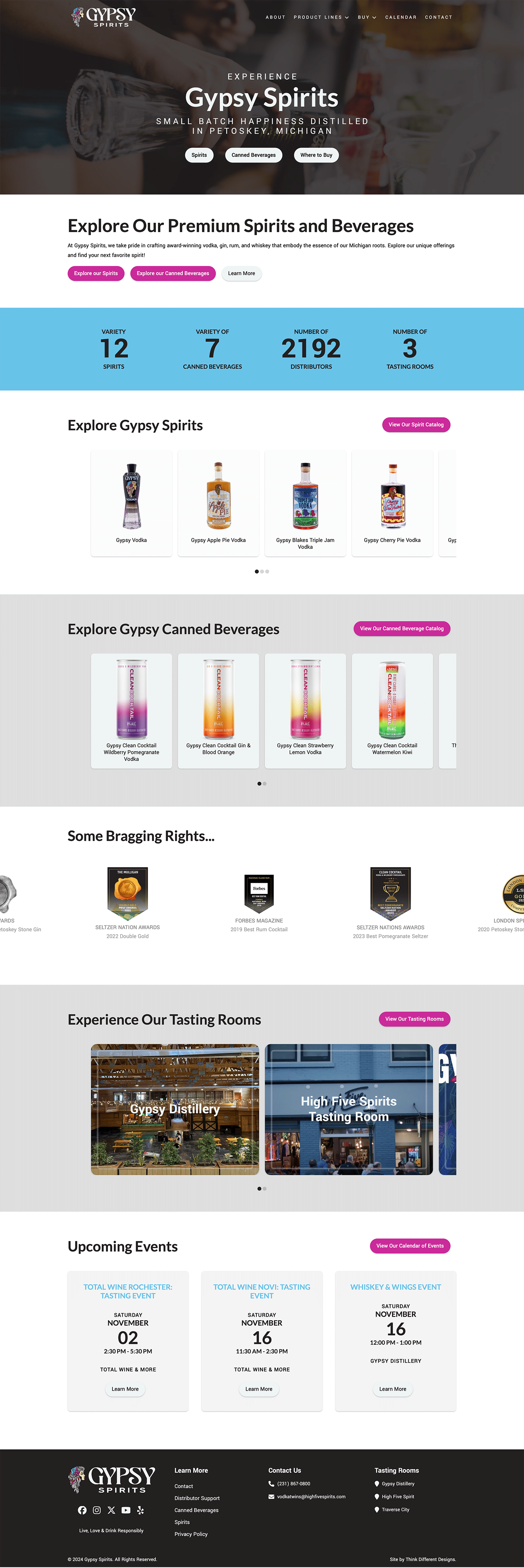 Gypsy Spirits | Think Different Designs | Small Business Website Design ...